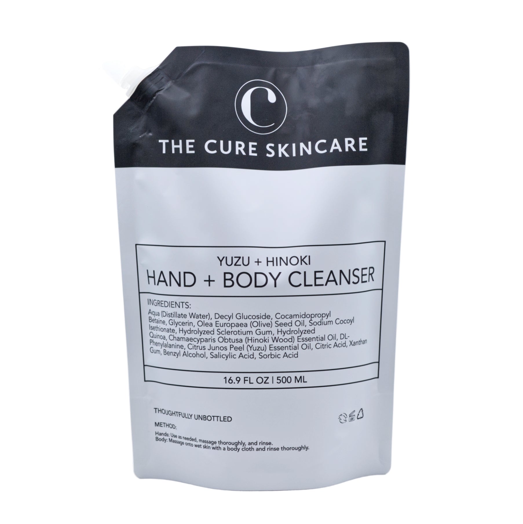 Hand + Body Cleanser Yuzu & Hinoki – The Cure Skincare